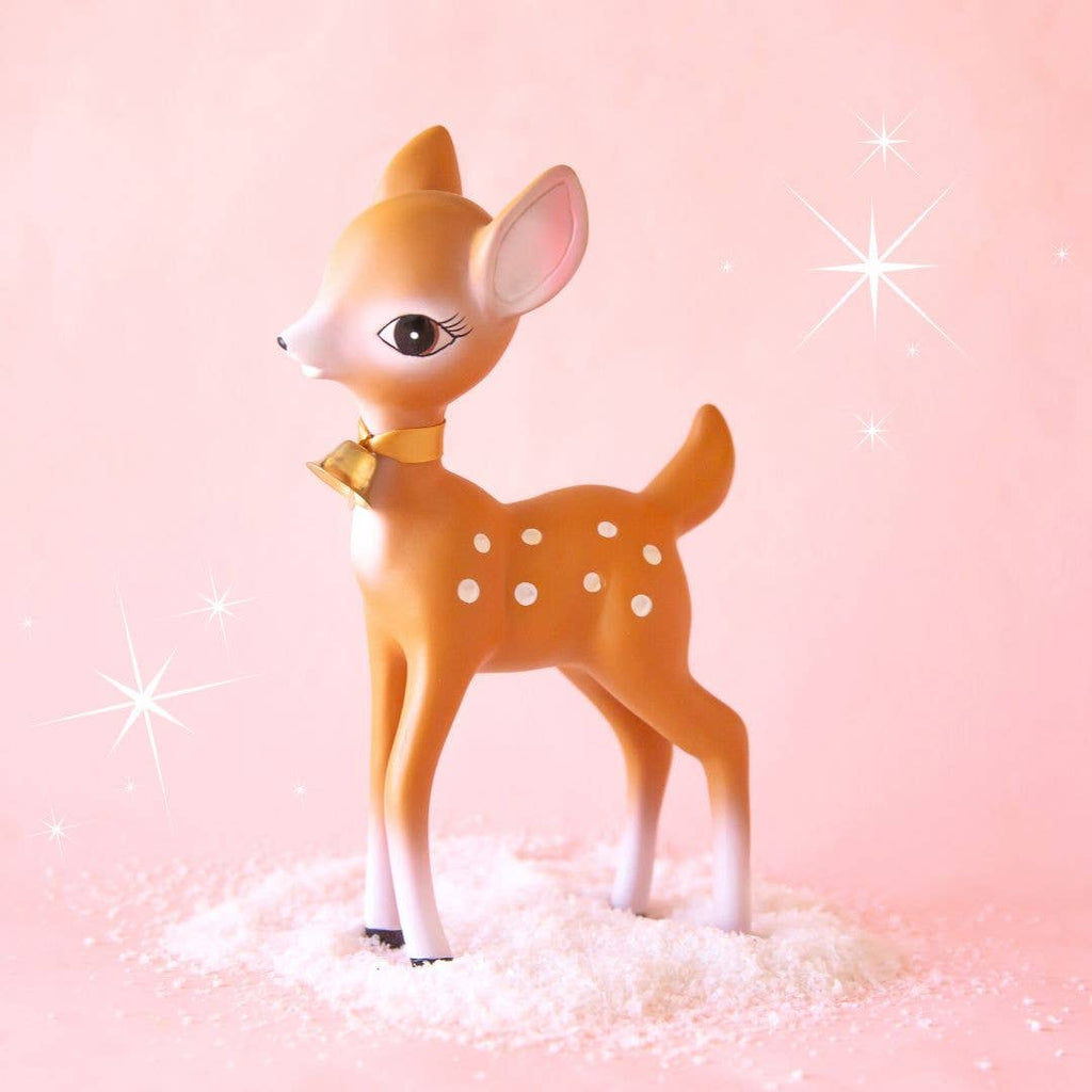 Holiday Retro Deer Figurine | Brown – Scripted Studio