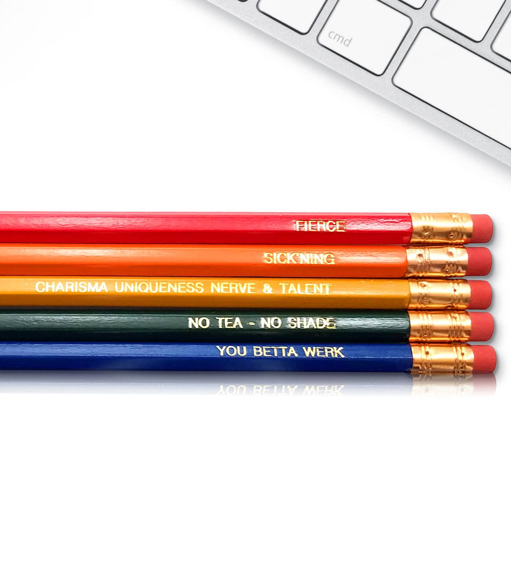 Gay Pride Ru Paul Drag Race Pencils – Scripted Studio