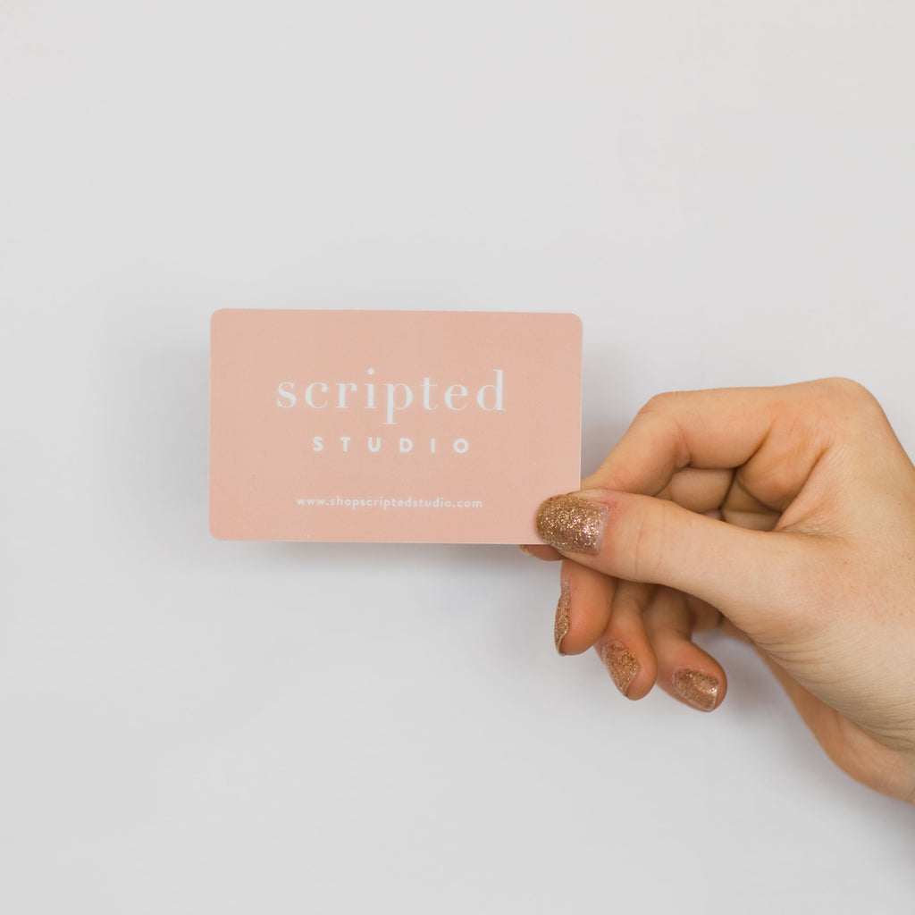 Gift Card – Scripted Studio