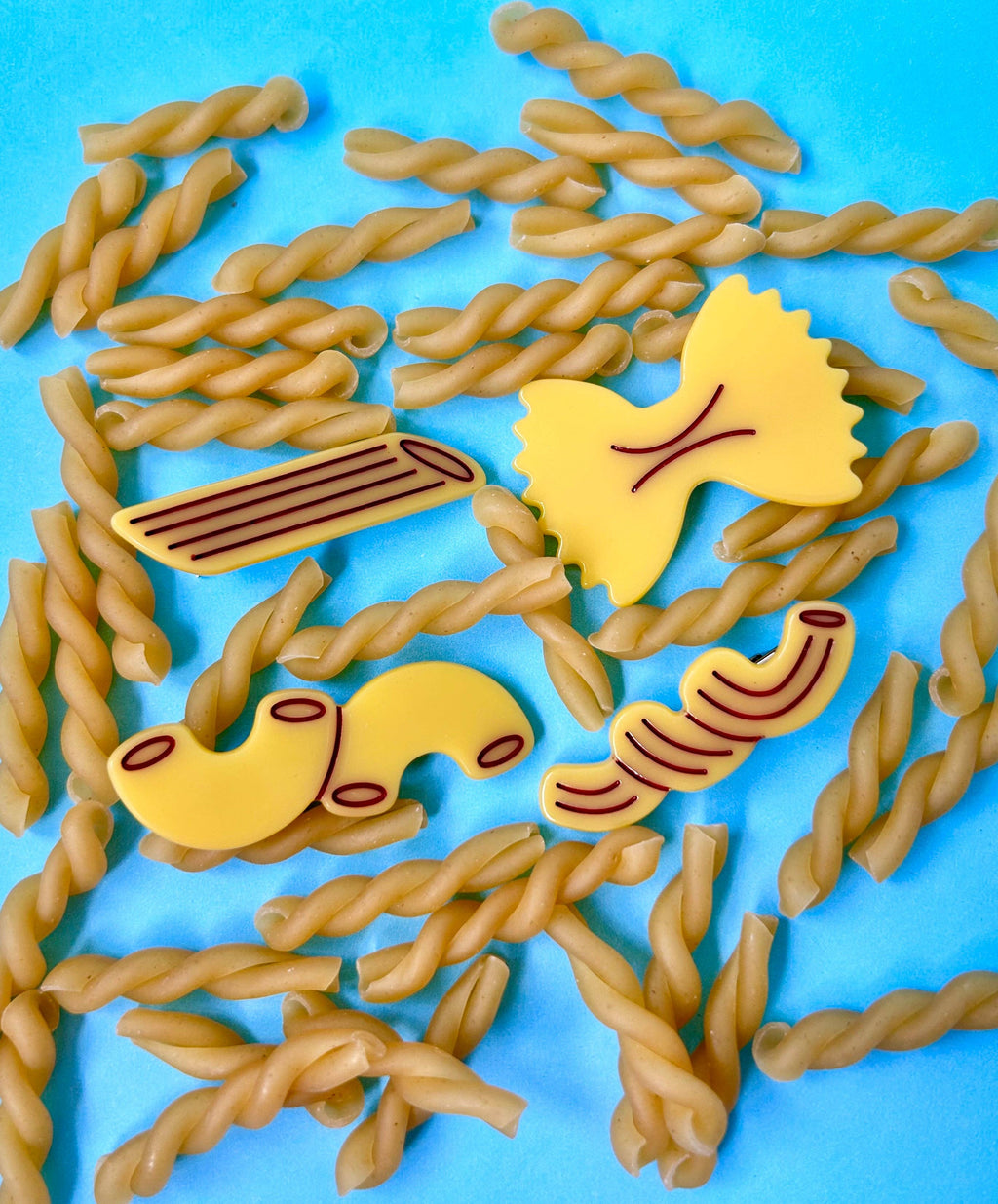 The Peach Fuzz - Noodle Mix Hair Clip Set – Scripted Studio