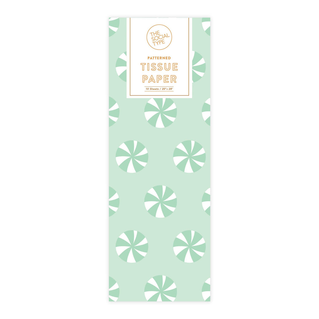 Peppermint Holiday Tissue Paper – Scripted Studio
