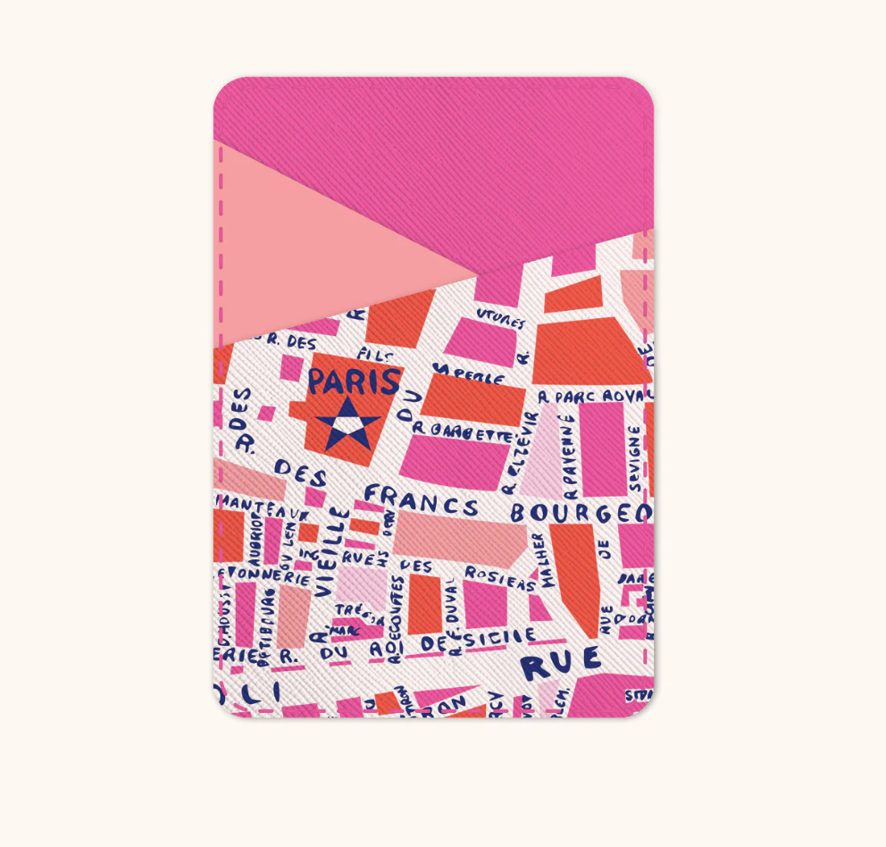 Paris Stick-On Cell Phone Wallet – Scripted Studio