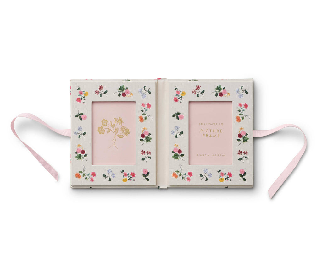 Ditsy Dahlia Folio Paper Wrapped Picture Frame – Scripted Studio