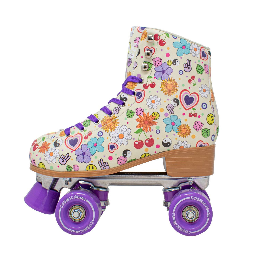 Cosmic Skates Womens CHERYL Peace Prints Roller skates – Scripted Studio