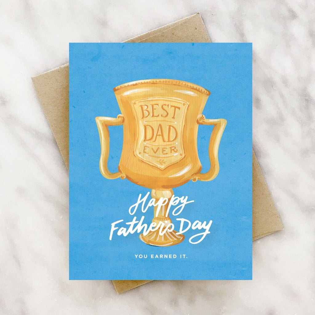 Trophy father's day card – Scripted Studio